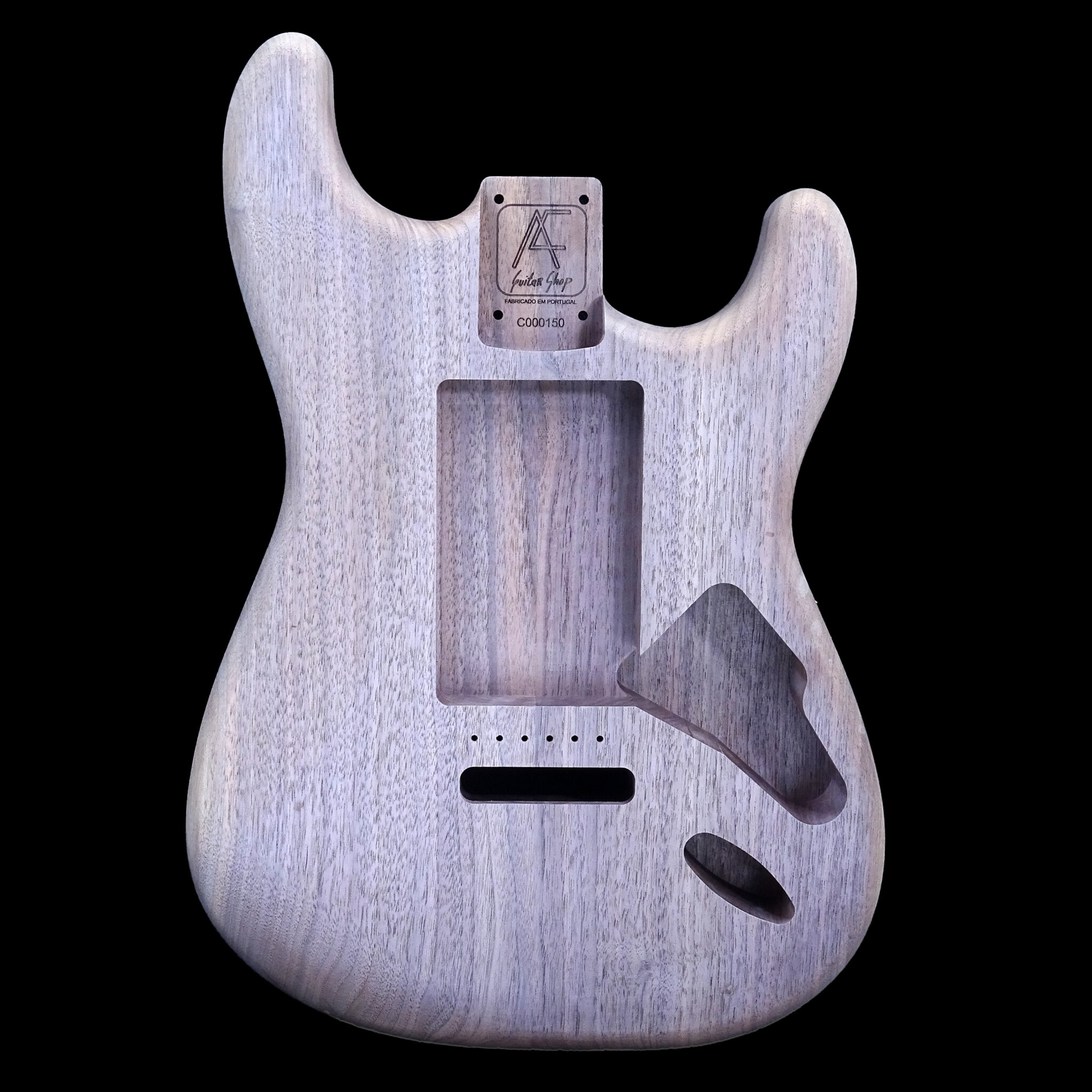 AC Strat Style American Walnut Body- C000115 - AC Guitar Shop