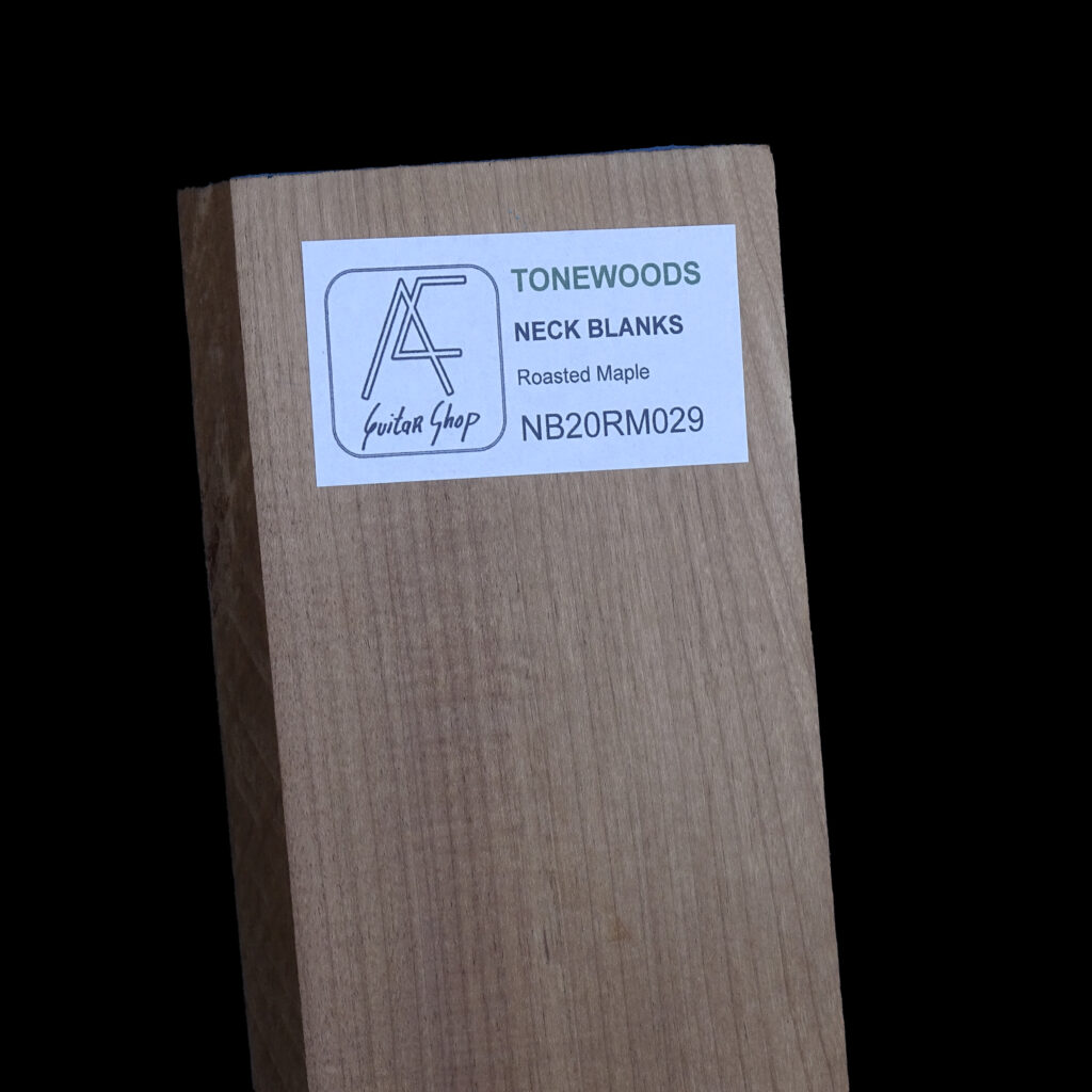 AC Roasted Maple Neck Blank - 800x100mm - NB20RM029 - AC Guitar Shop