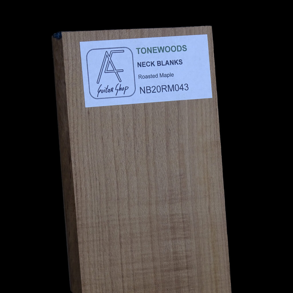 AC Roasted Maple Neck Blank - 800x100mm - NB20RM043 - AC Guitar Shop