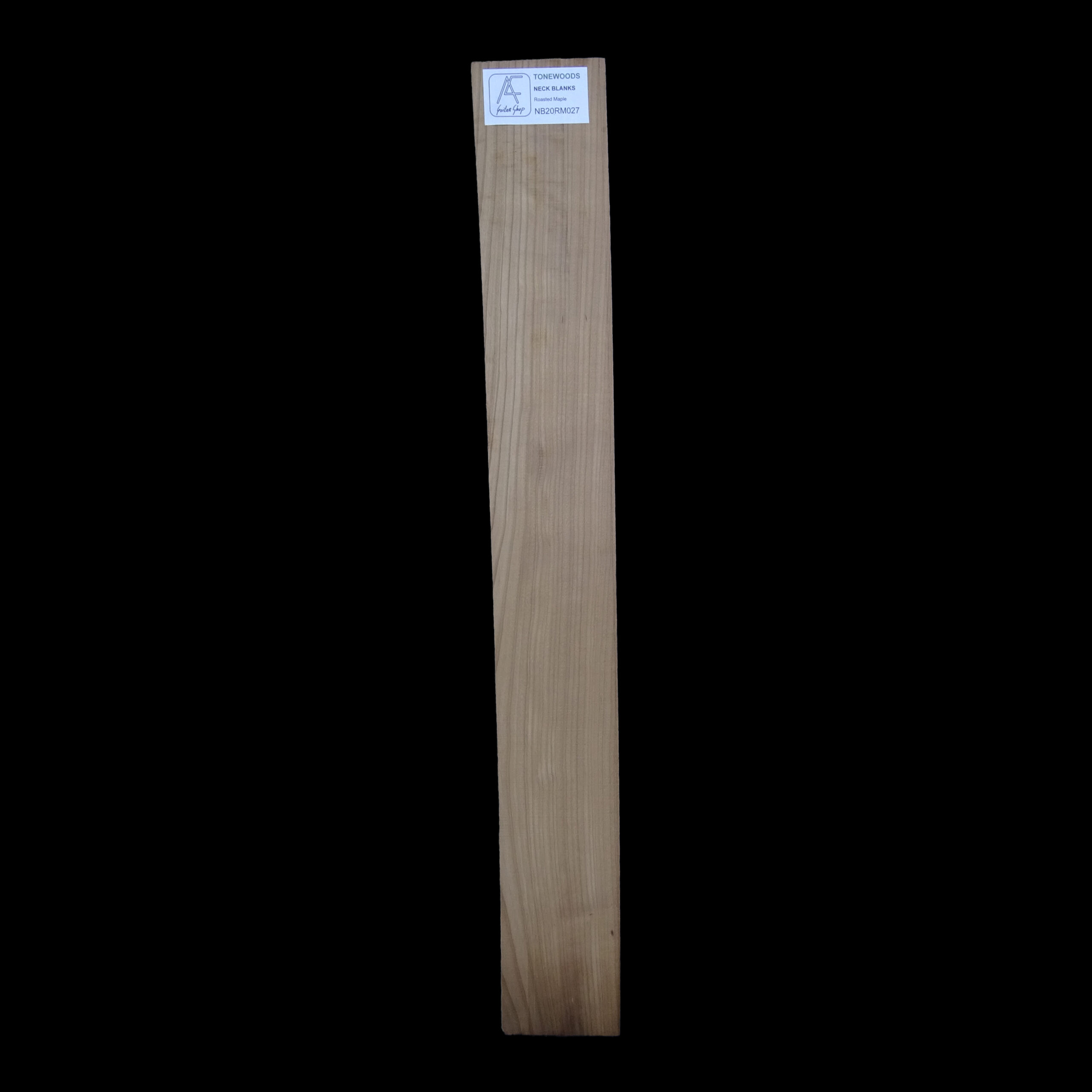 AC Roasted Maple Neck Blank - 800x100mm - NB20RM027 - AC Guitar Shop