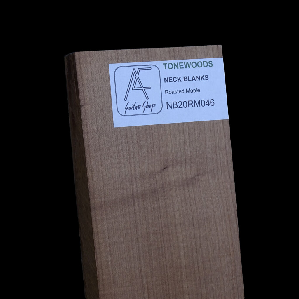 AC Roasted Maple Neck Blank - 800x100mm - NB20RM046 - AC Guitar Shop